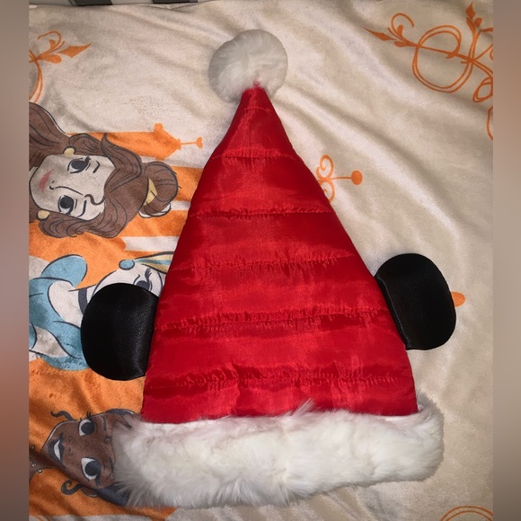 Disney | Accessories | Mickey Mouse Santa Hat | Poshmark